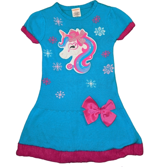 JoJo Siwa | Dresses | Jojo Siwa Turquoise Girls Sweater Dress | Poshmark